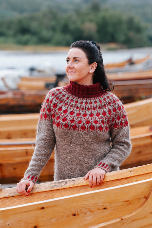 Knitting Pattern | Lingonberry Sweater | Léttlopi by Istex