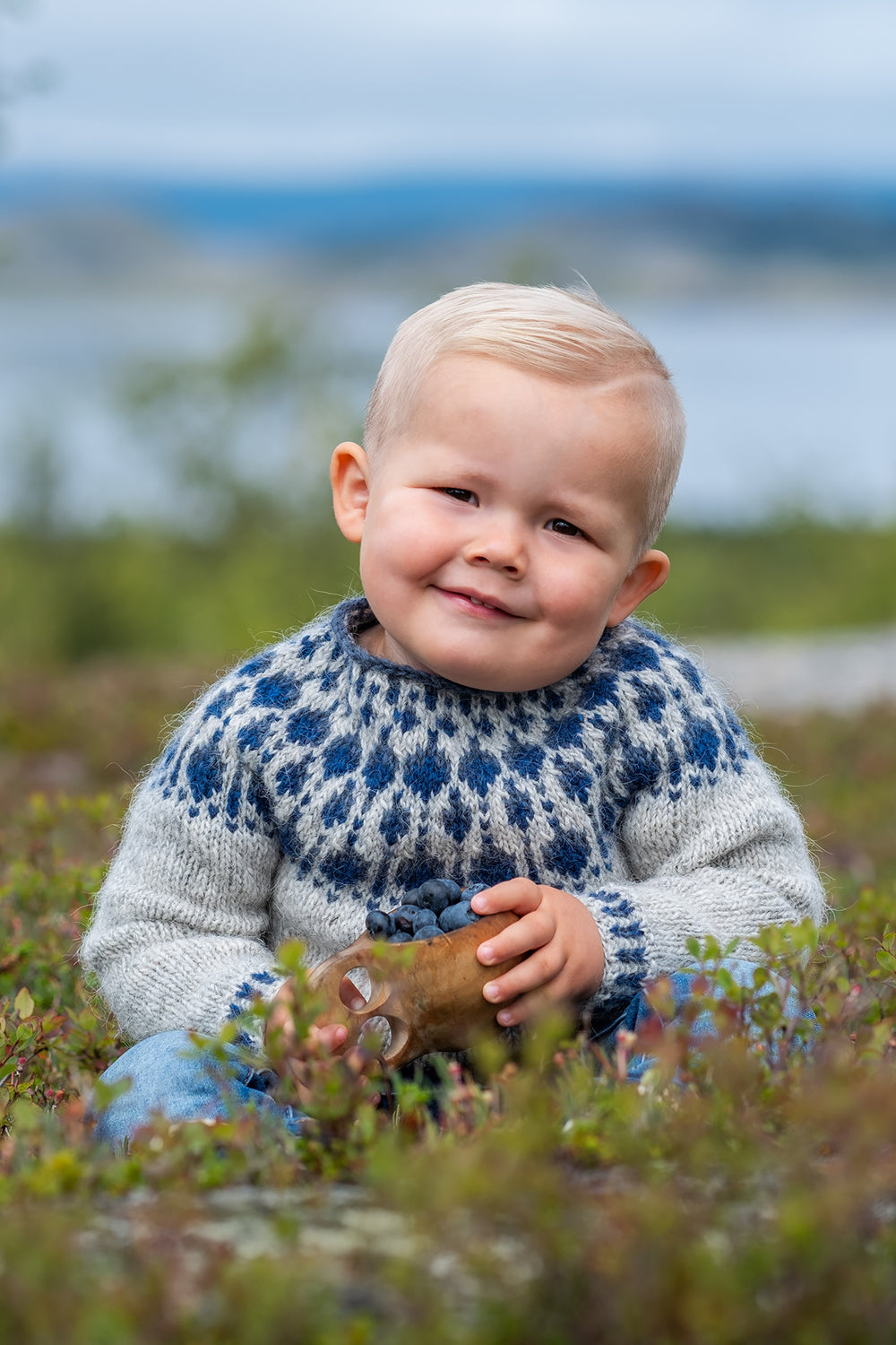 Knitting Pattern | Blueberry Sweater Mini | Léttlopi by Istex